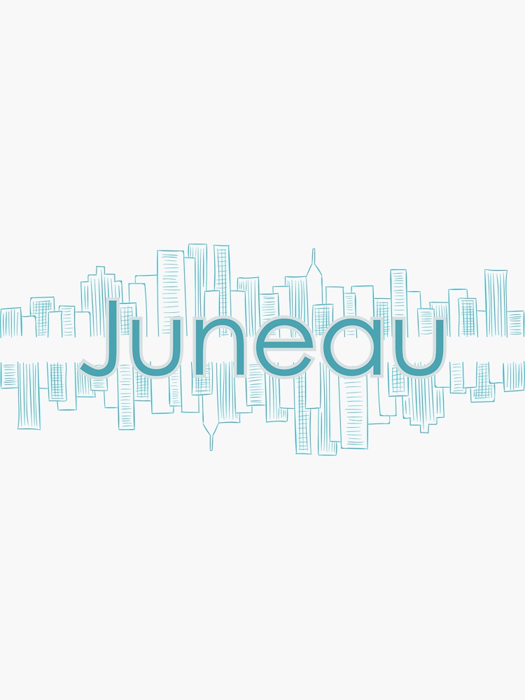"city of juneau" Sticker for Sale by oleo79 | Redbubble