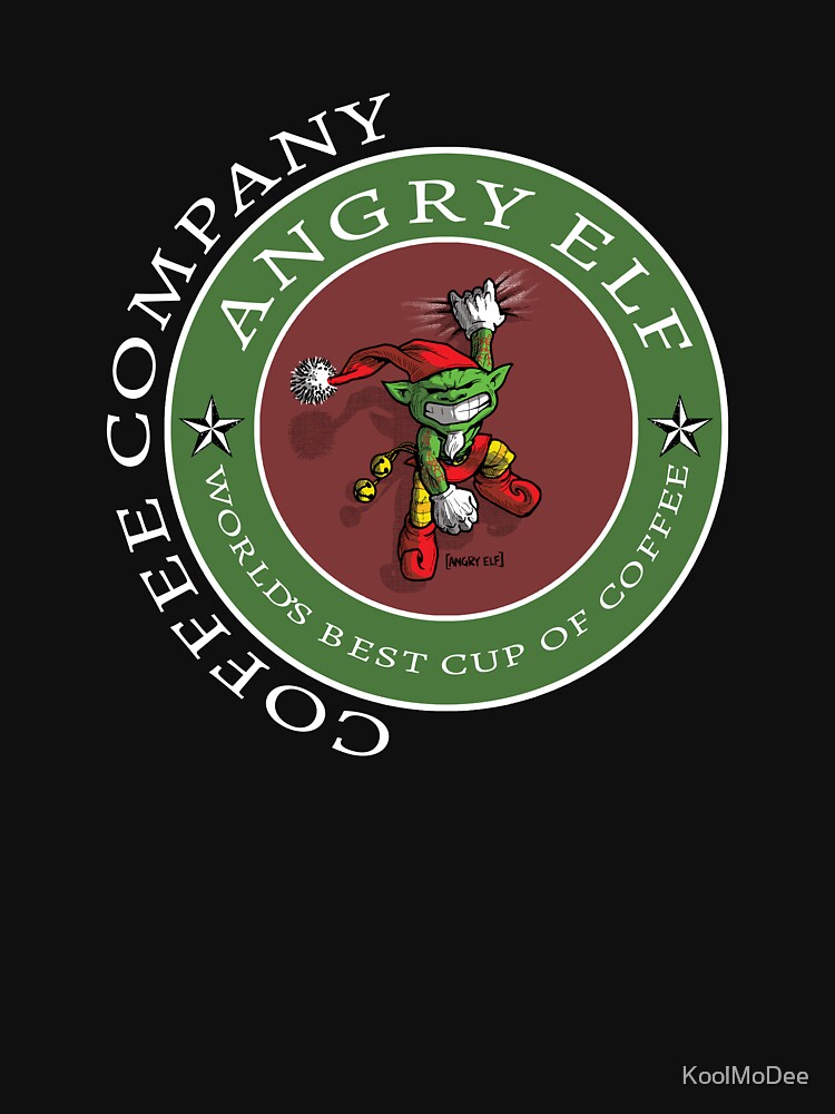 "Angry Elf Coffee Company - World's best Cup Of Coffee" T-shirt for ...