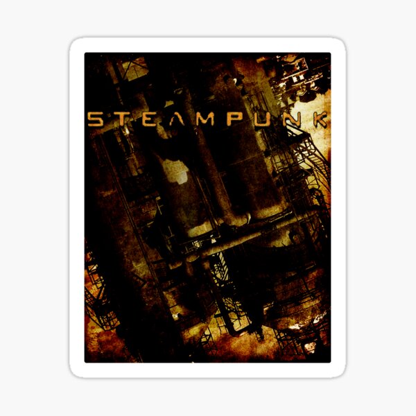 "Steampunk Refinery" Sticker by inception8 | Redbubble