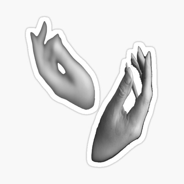 "Cupped" Sticker by ThinkinPictures | Redbubble