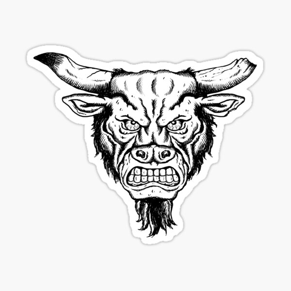 "minotaur" Sticker by ZugArt | Redbubble