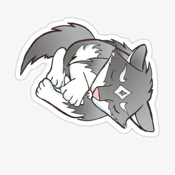 "baby wolf" Sticker by mylittlenative | Redbubble