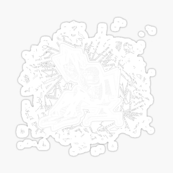 "Unstable Brain Activity" Sticker by DazzaW | Redbubble