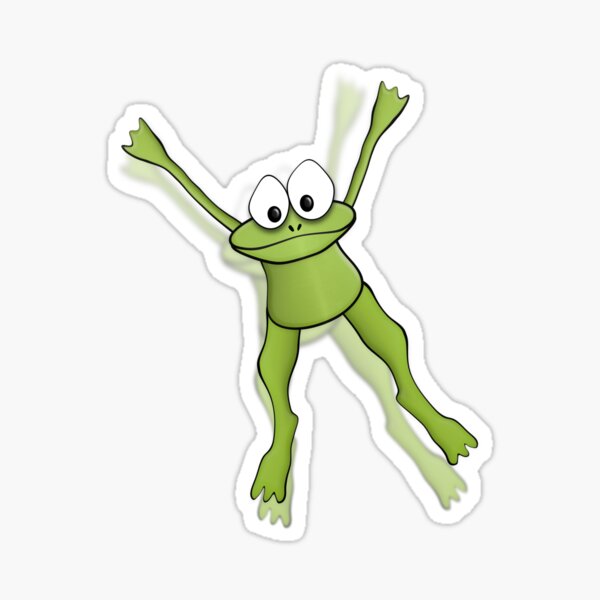 "Jumpin Frog" Sticker by PixelBoxPhoto | Redbubble