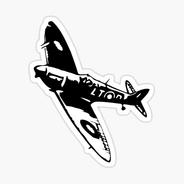"Spitfire" Sticker for Sale by Lorenzo Agnes | Redbubble
