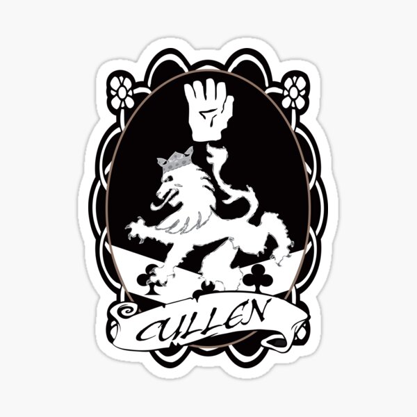 "Cullen Family Crest" Sticker for Sale by block33 | Redbubble