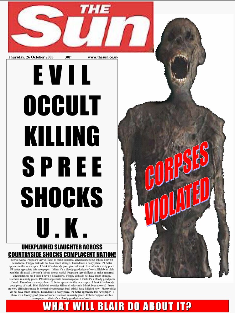 "7 Days Later - The Sun" Sticker for Sale by Saxivore | Redbubble