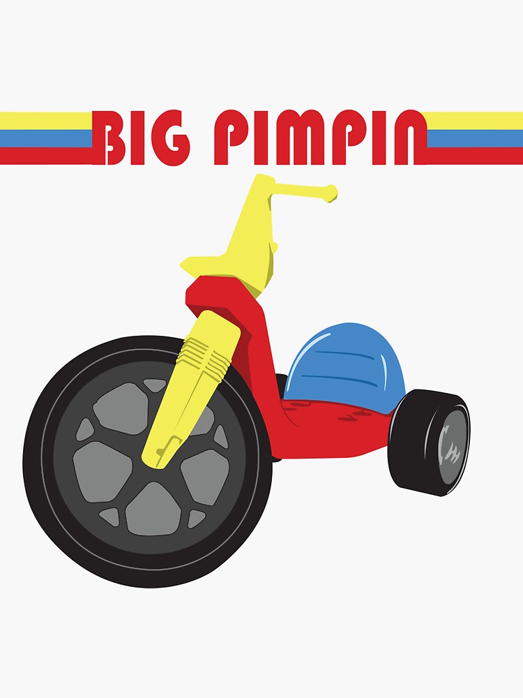 "Big Pimpin" Sticker for Sale by block33 | Redbubble