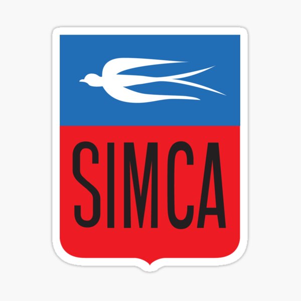 "Simca Logo" Sticker by azoid | Redbubble