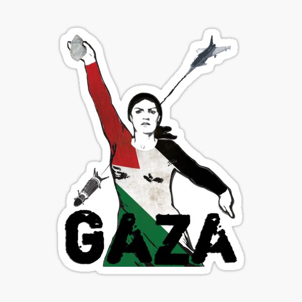 "GAZA..." Sticker by buyart | Redbubble