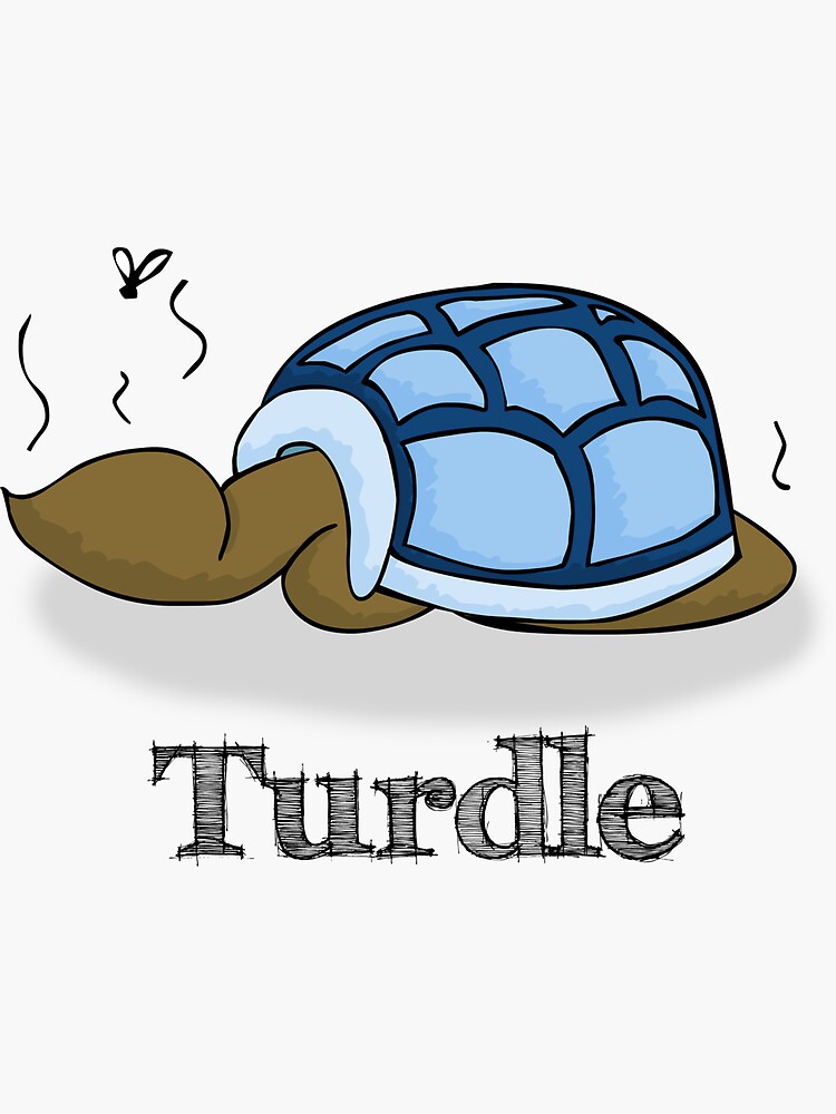 "Turdle" Sticker by QueenOfChaos | Redbubble