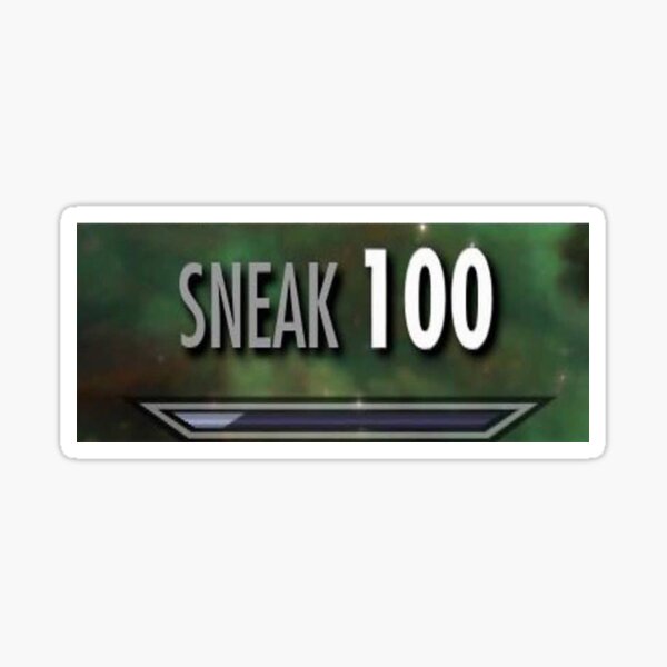 "Sneak 100" Sticker for Sale by AlphaHypeDesign | Redbubble