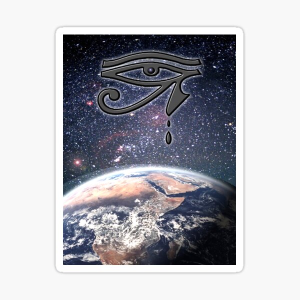 "crying eye" Sticker by arteology | Redbubble