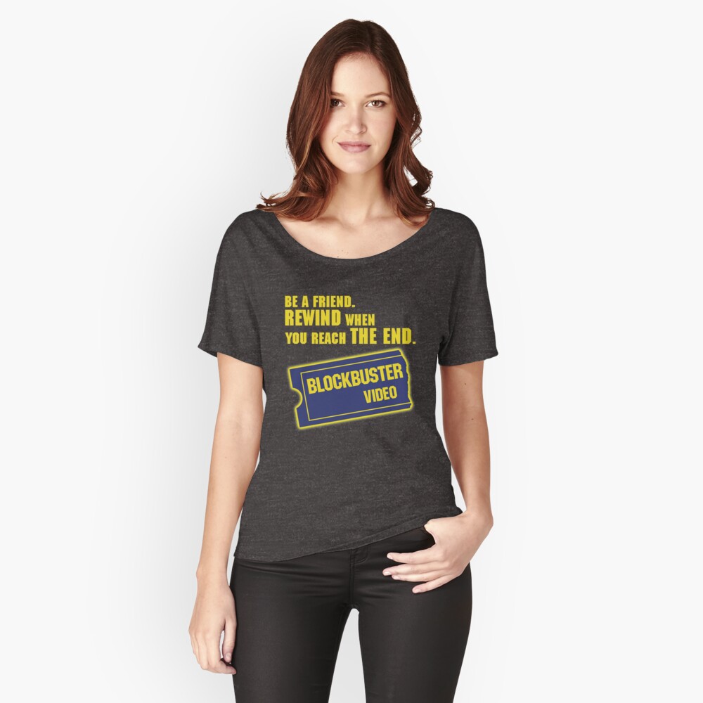 "Blockbuster Video Merchandise" Essential T-Shirt for Sale by euphoriac ...