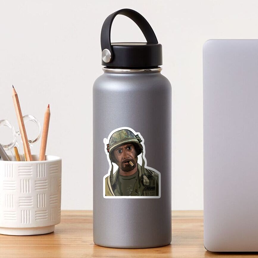 "Tropic Thunder" Sticker for Sale by justinbysma | Redbubble