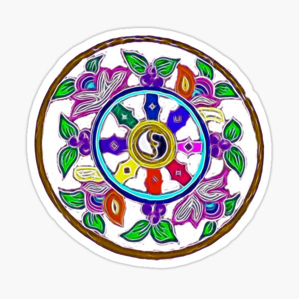"Wheel of Transformation" Sticker by tkrosevear | Redbubble