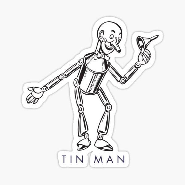 Tin Man Drawing Simple