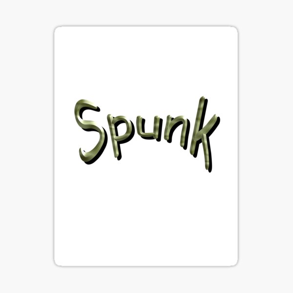 Spunk Stickers | Redbubble