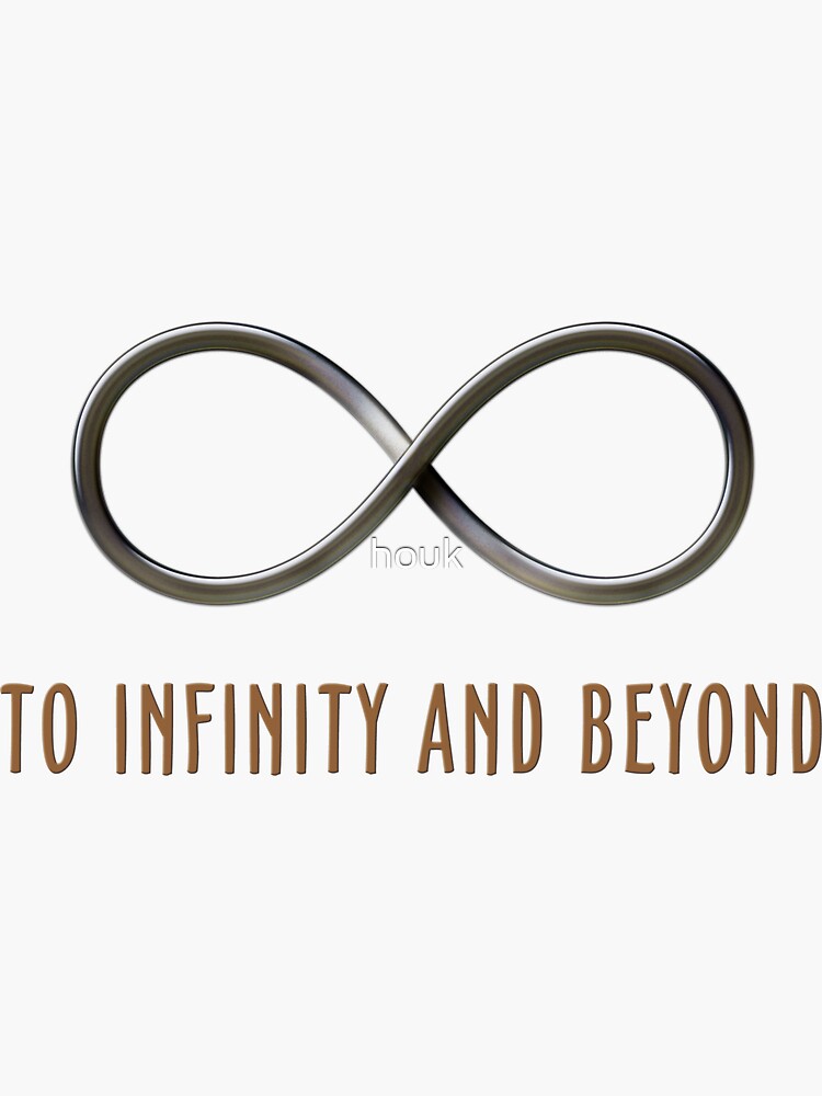Infinity And Beyond Logo To Infinity And Beyond Wall Quotes Decal