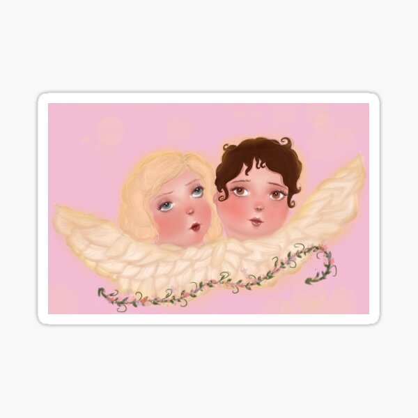 "Cherubs" Sticker by TheArtsDesire | Redbubble