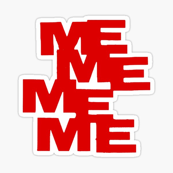 "Red Mememe" Sticker for Sale by Gumph | Redbubble