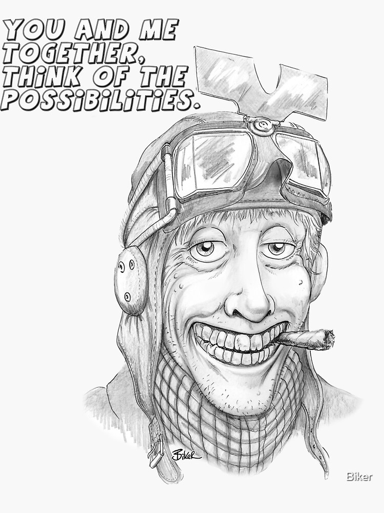 "Gyro Captain-Possibilities2" Sticker by Biker | Redbubble