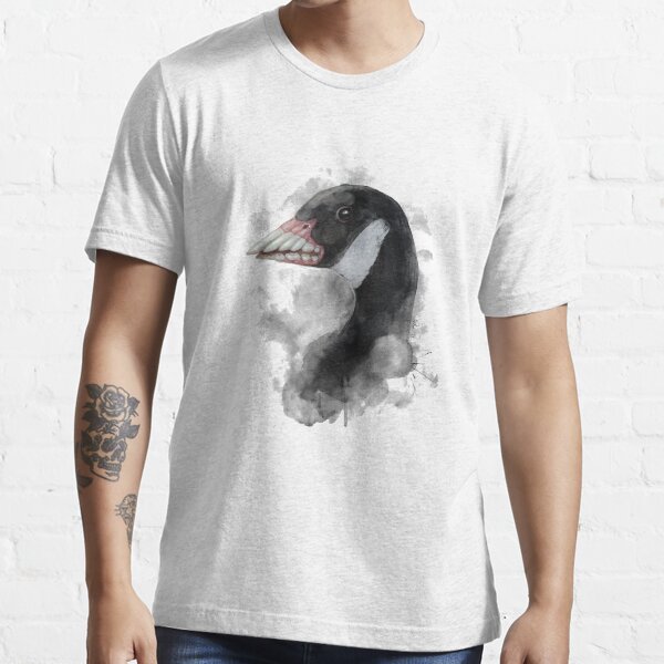 "Scary Canadian Goose with Teeth" T-shirt for Sale by arterialmotive ...