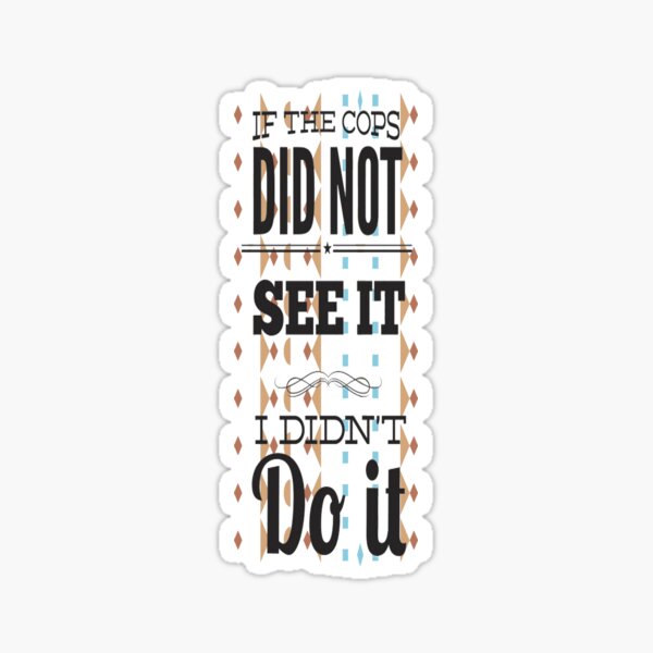 "Cops" Sticker by danielog199 | Redbubble