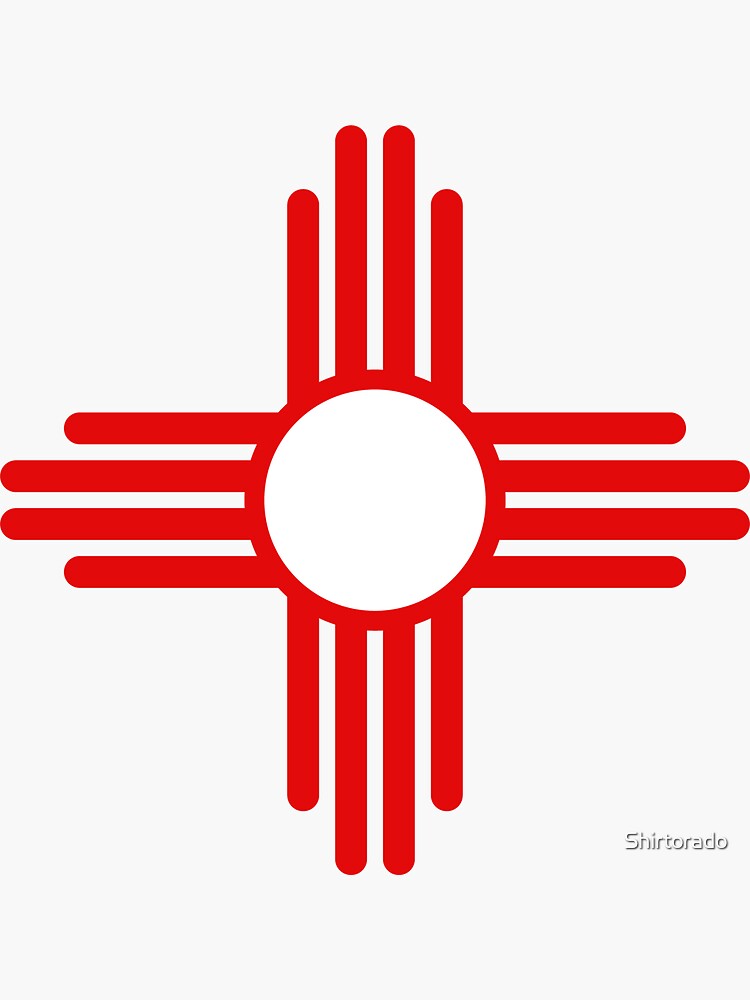 "New Mexico Sticker" Sticker for Sale by Shirtorado | Redbubble