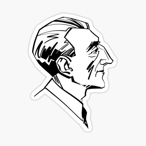 "Maurice Ravel" Sticker for Sale by irinaivanova | Redbubble