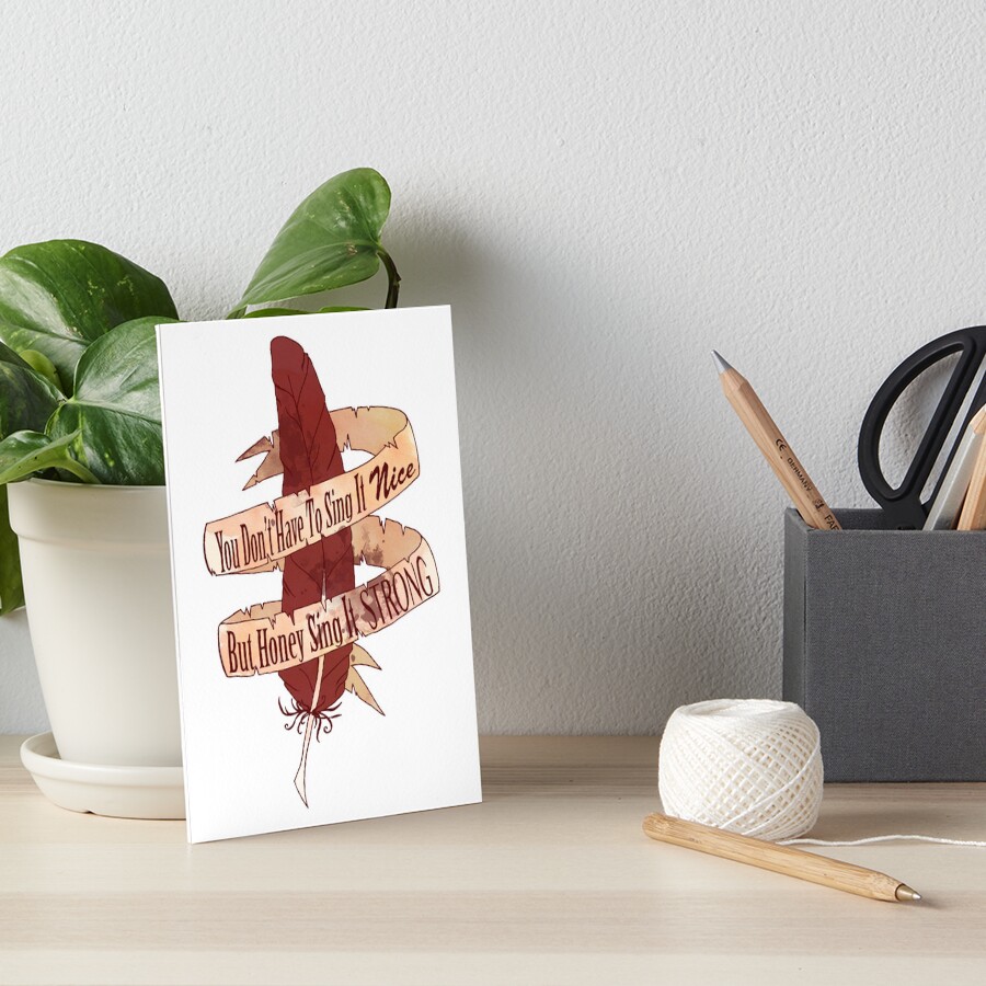 "To Noise Making (Sing)" Art Board Print by RosesAndRot | Redbubble