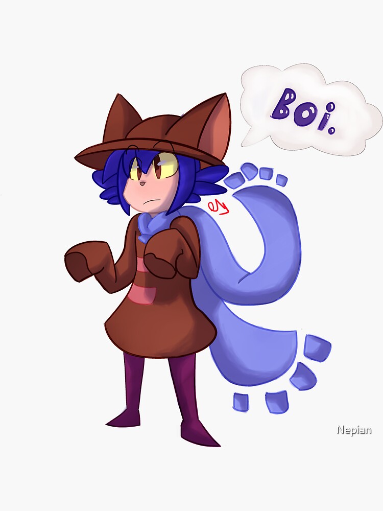 "Niko Oneshot" Sticker by Nepian | Redbubble
