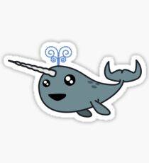 Cute Narwhal: Stickers | Redbubble