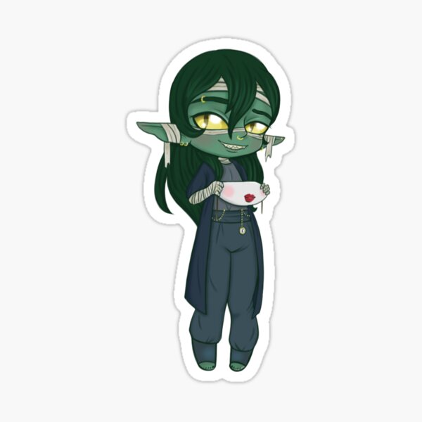 "Critical Role: Nott Chibi" Sticker for Sale by gnhpinn | Redbubble