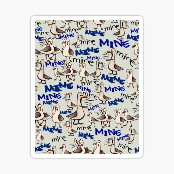 "Mine, Mine , Mine" Sticker by Disney1955Fan | Redbubble