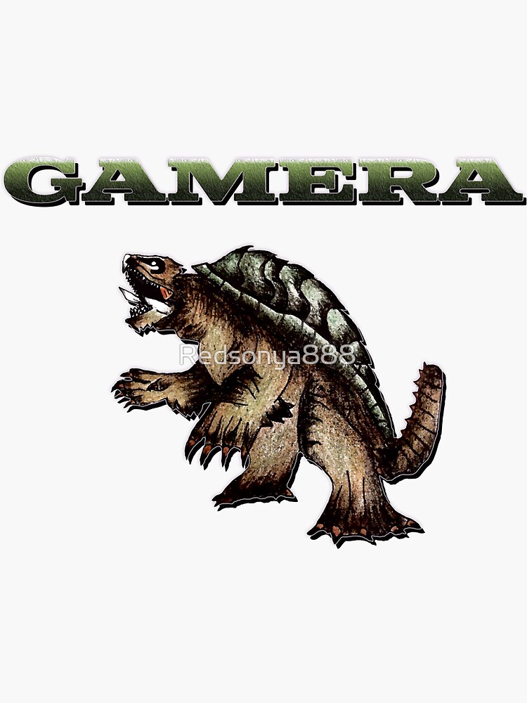 "gamera" Sticker for Sale by Redsonya888 | Redbubble