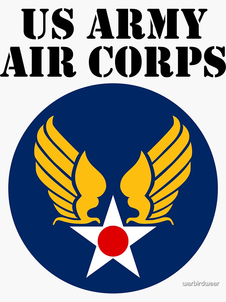 "USAAC. Emblem Reproduction #2" Sticker for Sale by warbirdwear | Redbubble