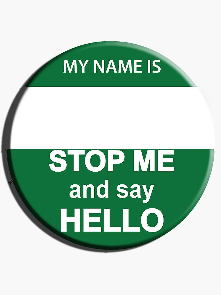 "The Inbetweeners - Your own Big Gay Green badge" Sticker for Sale by ...