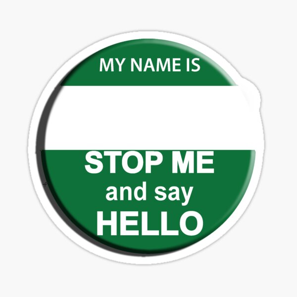 "The Inbetweeners - Your own Big Gay Green badge" Sticker for Sale by ...