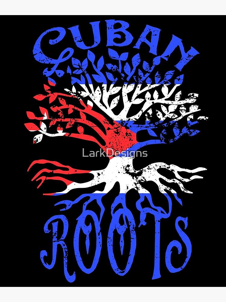 "Cuban Roots Cuba Flag Family Tree Heritage Ancestry" Art Print for ...