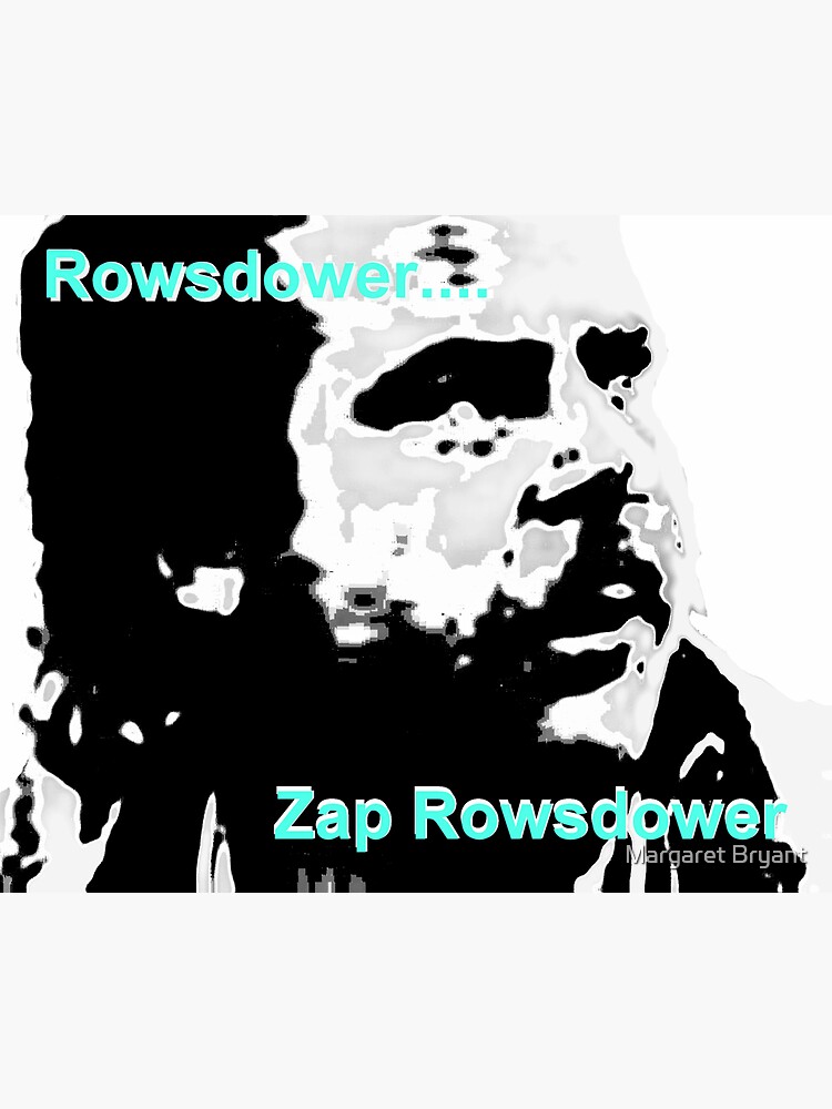 "Zap Rowsdower" Sticker for Sale by twynklebat | Redbubble