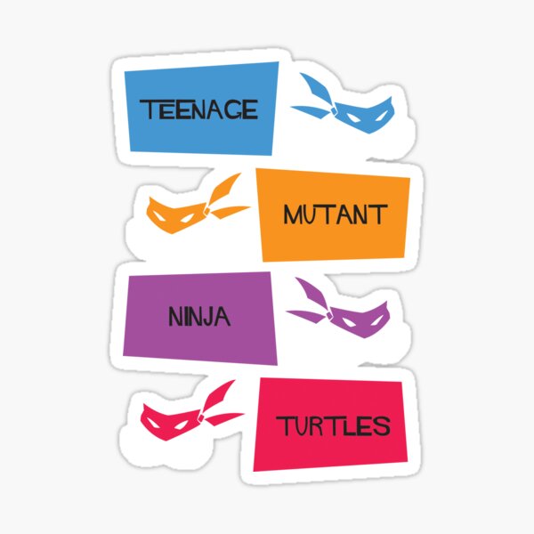 "TMNT" Sticker by jrwcole | Redbubble