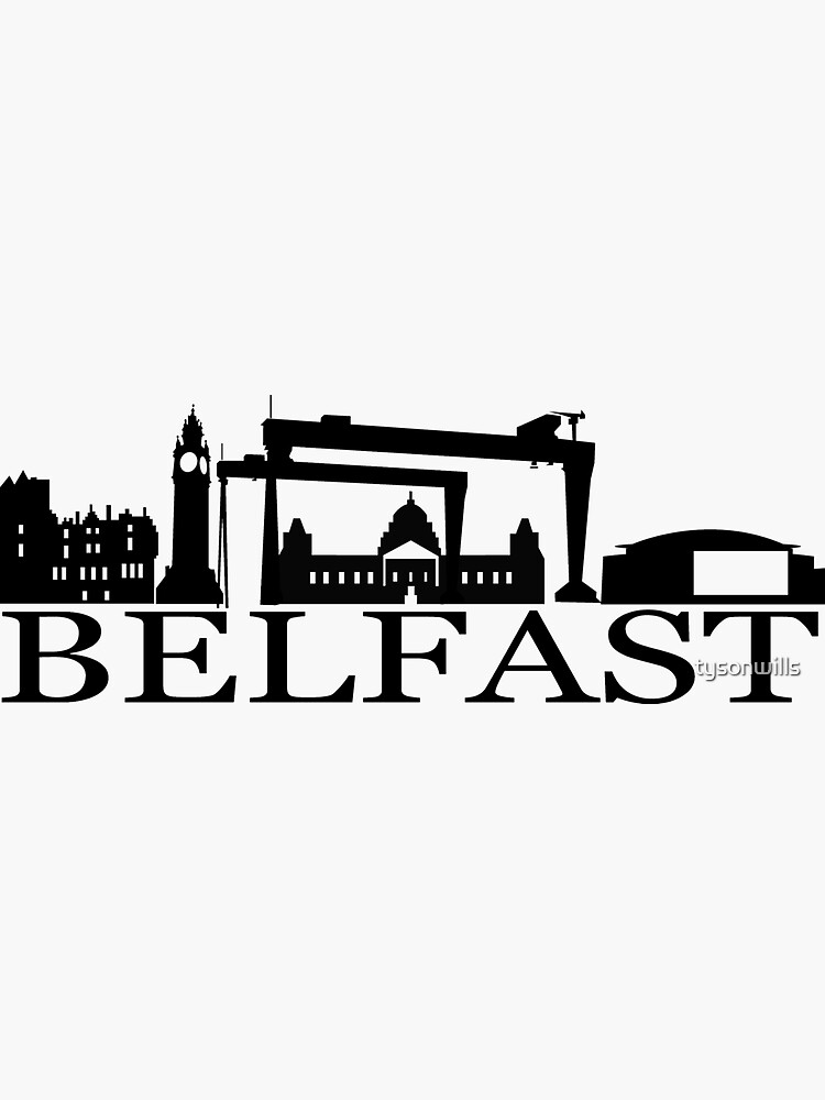 "belfast city" Sticker for Sale by tysonwills | Redbubble