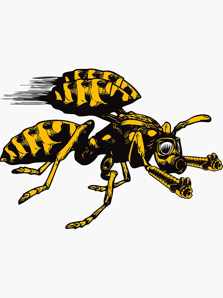 "Wasp" Sticker by anfa | Redbubble