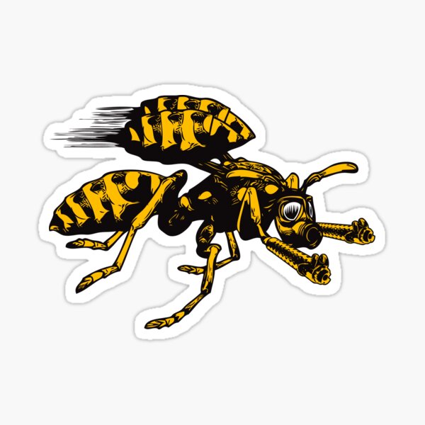 "Wasp" Sticker by anfa | Redbubble