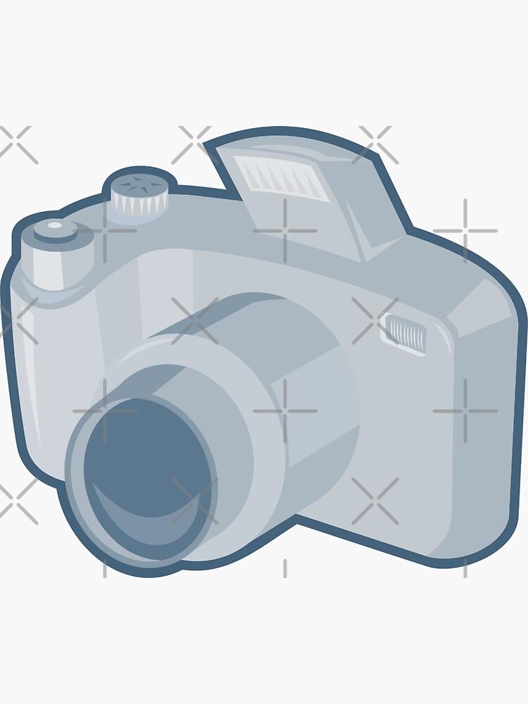 "dslr camera retro" Sticker for Sale by retrovectors | Redbubble