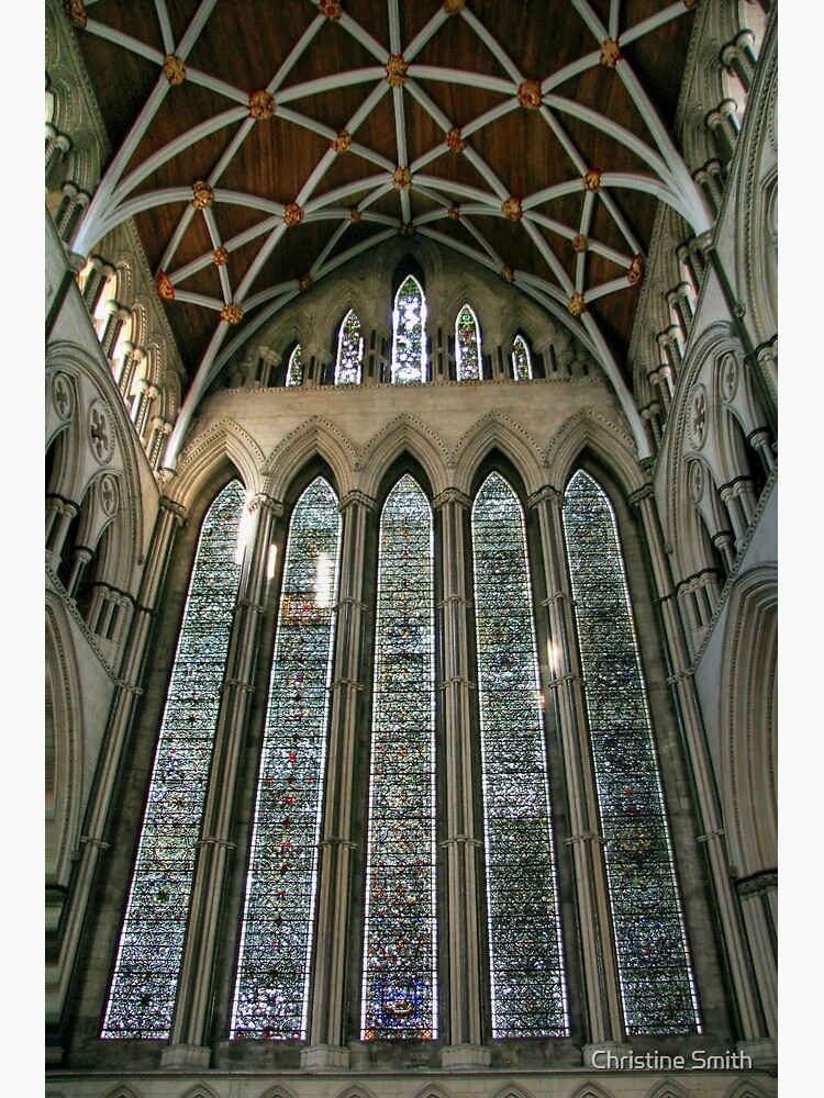 Lámina fotográfica «La ventana de las cinco hermanas en la Catedral de ...