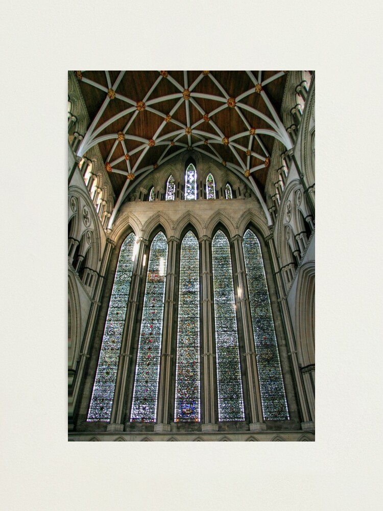 "The Five Sisters Window in York Minster, England" Photographic Print ...