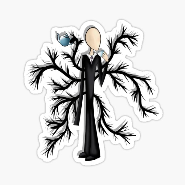"Slender Man" Sticker for Sale by Immortalsushi | Redbubble