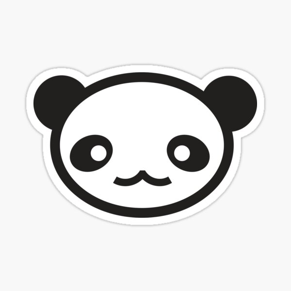 "Panda Face" Sticker for Sale by imaginarystory | Redbubble